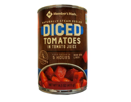 Member's Mark Diced Tomatoes in Tomato Juice 14.5 oz (12-pk)