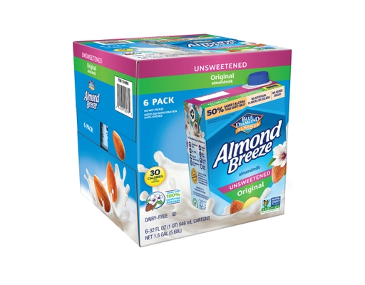 Almond Breeze Original Almond Milk Unsweetened 32 fl oz (6-pk)