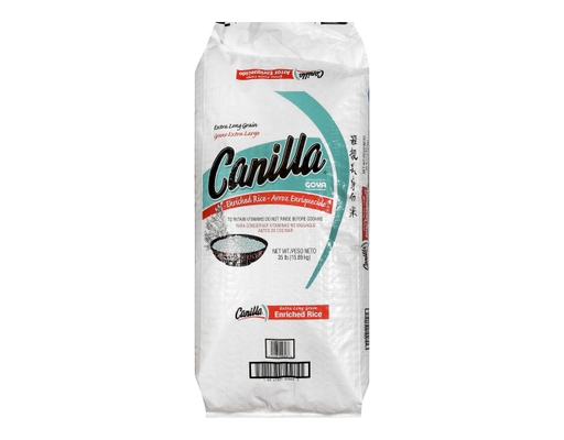 Goya Canilla Extra Long Grain Enriched Rice 35 Pound