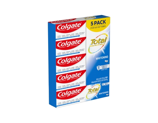 Colgate Total Whitening Toothpaste 6 oz (5-pk)