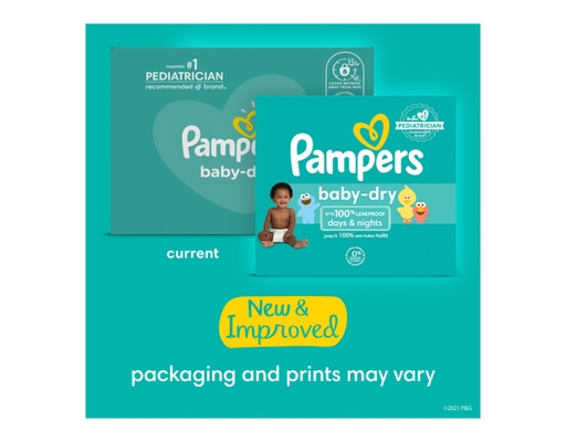Pampers Baby-Dry Diapers Size 4 192 ct