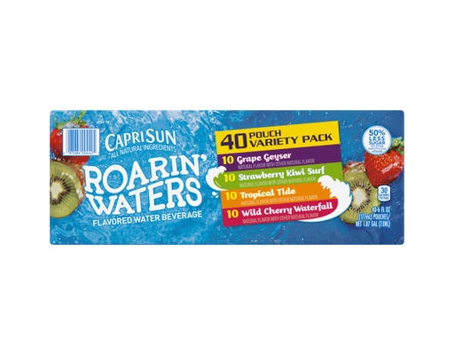 Capri Sun Roarin' Waters Pouches Variety Pack 6 fl oz (40-pk)