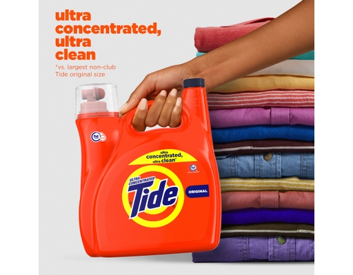 Tide Ultra Concentrated Liquid Laundry Detergent Original 170