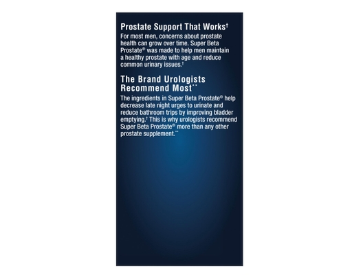 Super Beta Prostate Supplement Caplets 120 ct