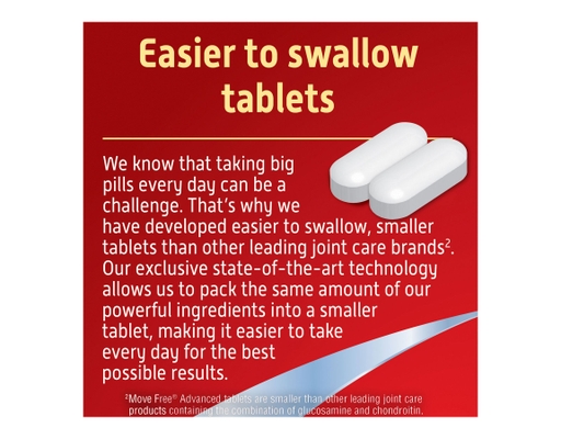 Move Free Advanced Joint Health Supplement Tablets 200 ct