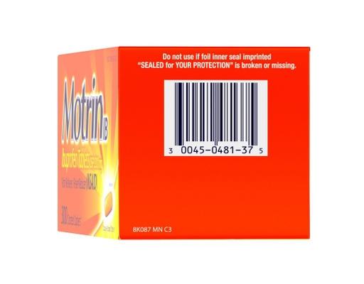 motrin label