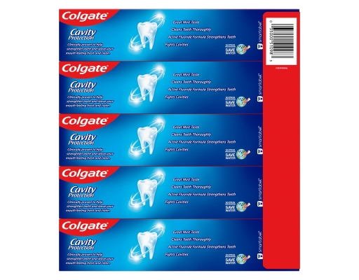 Colgate Cavity Protection Toothpaste Regular 8 oz (5-pk)