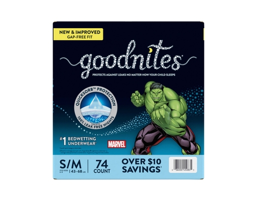 do goodnites run small