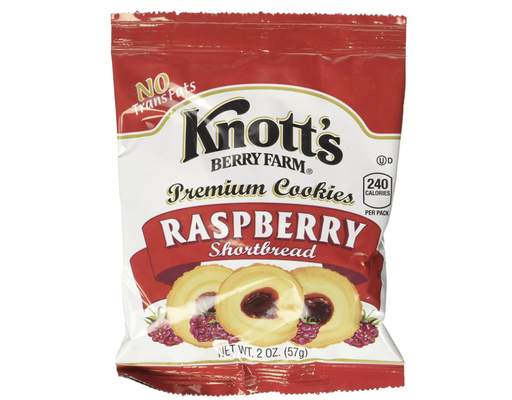 Knott's Berry Farm Shortbread Cookies Raspberry 2 oz (36-pk)