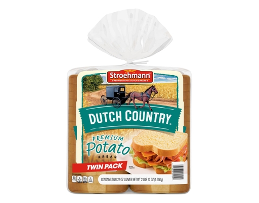 Stroehmann Dutch ctry Premium Potato Bread 22 oz (2-pk)