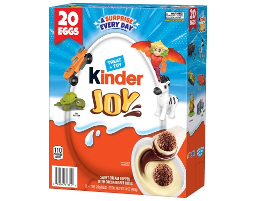 Kinder Joy Everyday White Chocolate Surprise Egg, 0.7 oz., 20 pack