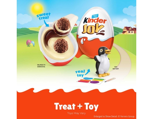Kinder Joy Everyday White Chocolate Surprise Egg, 0.7 oz., 20 pack