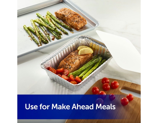 Reynolds Oblong Foil Take Out Containers with Lids, 20 count