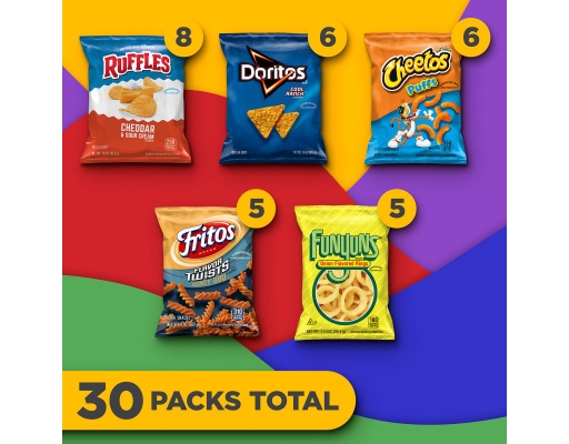 Frito-Lay Premiere Mix Variety Pack Chips, 30 pack