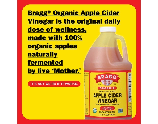 Bragg Organic Apple Cider Vinegar, 64 oz.