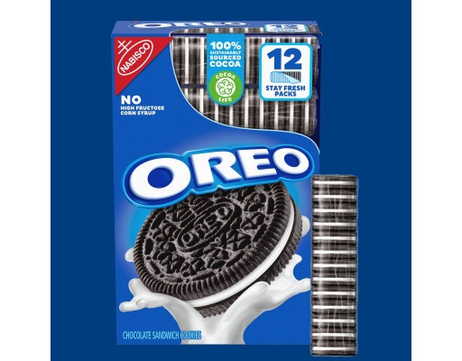 OREO Chocolate Sandwich Cookies, 5.23 oz., 12 pack