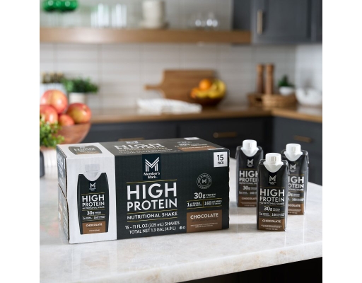 Member's Mark 30g High Protein Nutritional Shake, Chocolate 11 fl. oz ...