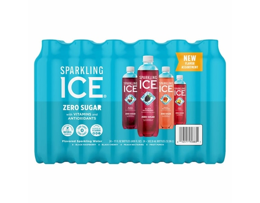 Sparkling ICE Sparkling Water, Blue Variety Pack, 17 fl oz, 24 ct
