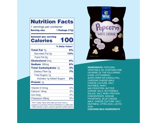 Wise Snacks Grab & Snack Variety Pack 50 ct