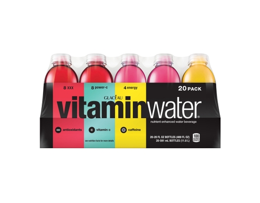 Glaceau Vitaminwater Bottles Variety Pack 20 fl oz (20-pk)
