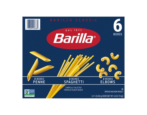 Barilla Pasta Variety Pack 16 oz (6-pk)