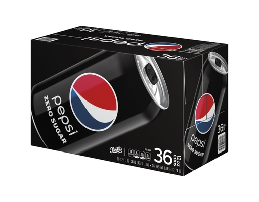Pepsi Zero Sugar Soda Cans 12 fl oz (36-pk)
