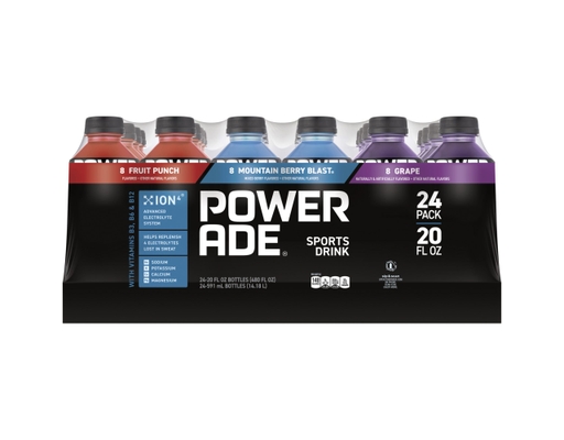 Powerade Sports Drink Variety Pack 20 fl oz (24-pk)