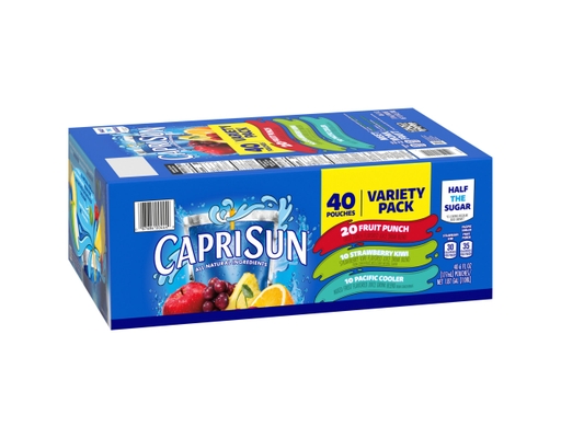 Capri Sun Juice Pouches Variety Pack 6 fl oz (40-pk)