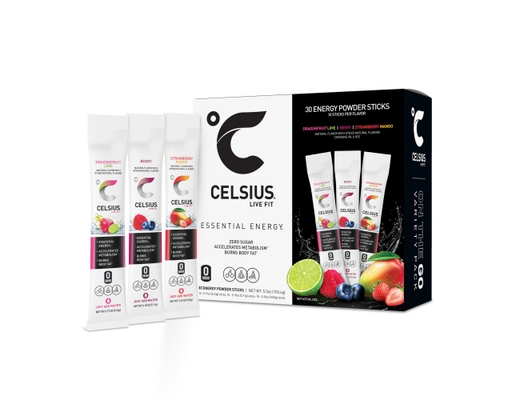 Celsius On-the-Go Energy Powder Sticks, 30 count