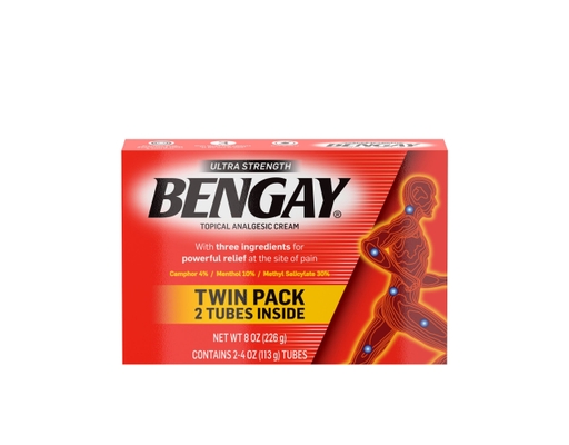 Bengay Ultra Strength Topical Analgesic Cream 4 oz (2-pk)