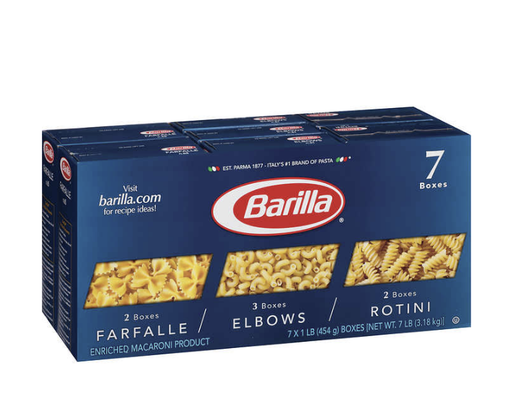 Barilla Pasta Variety Pack 16 oz (7-pk)