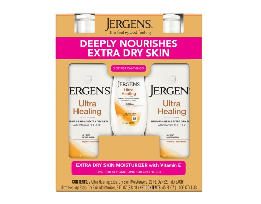 Jergens Ultra Healing Lotion with Bonus Bottle 3 ct