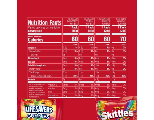 Skittles & Lifesavers Variety Pack, 100 count