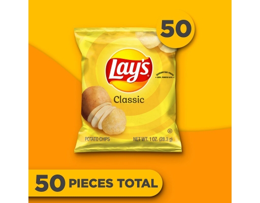 Lay's Classic Potato Chips 1 oz (50-pk)