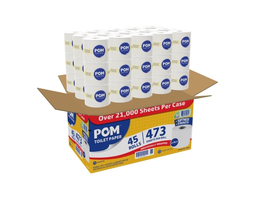 POM 2-Ply Toilet Paper 473 ct (45-pk)