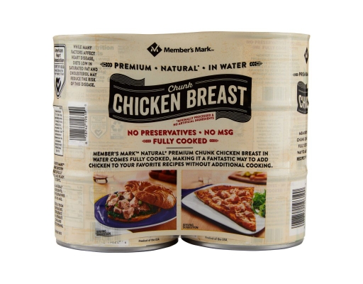 Member's Mark Premium Chunk Chicken Breast in Water 12.5 oz (6-