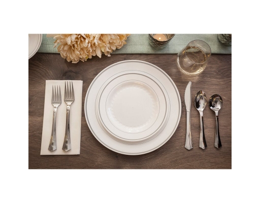 Member's Mark Premium Plastic Heavyweight Plates Combo pk 48 ct