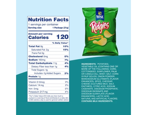 Wise Snacks Grab & Snack Variety Pack 50 ct