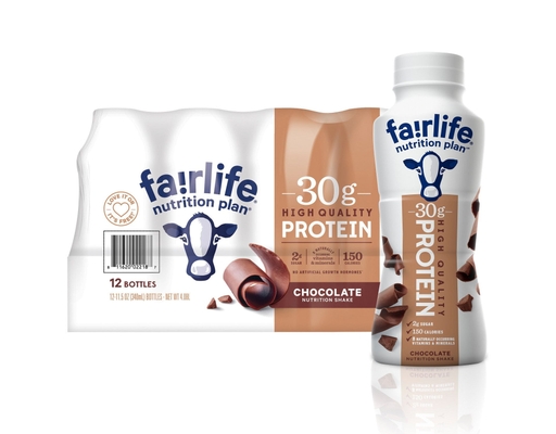 Fairlife Nutrition High Protein Shake, Chocolate, 11.5 oz (12-pack)
