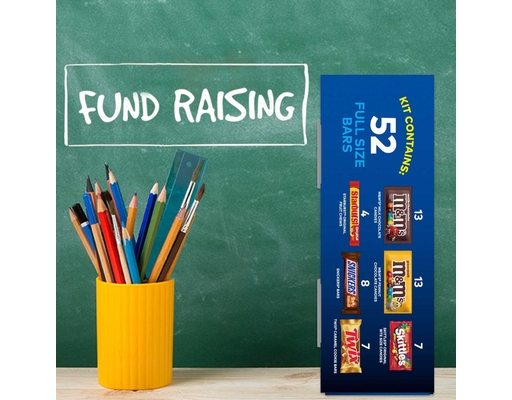Hershey Fund Raising Chocolate Bars Kit Chocolate Lovers 52 ct