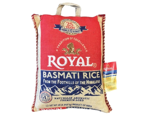 Royal Basmati Rice 20 Pound