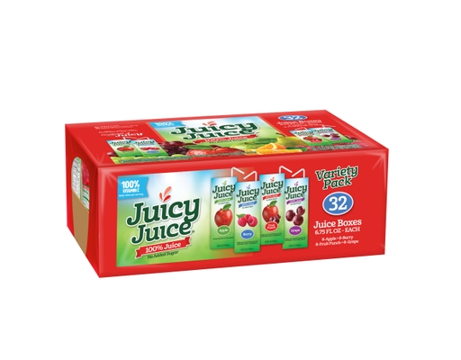 Juicy Juice 100% Juice Boxes Variety Pack 6.75 fl oz (32-pk)