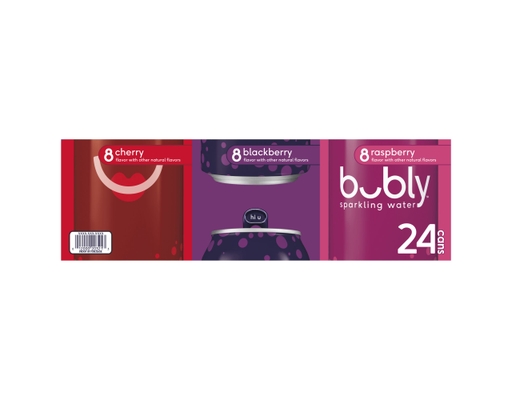 Bubly Sparkling Water Variety Pack 12 fl oz (24-pk)