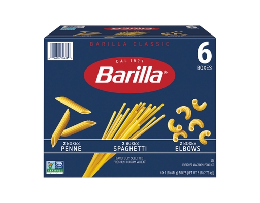 Barilla Pasta Variety Pack 16 oz (6-pk)