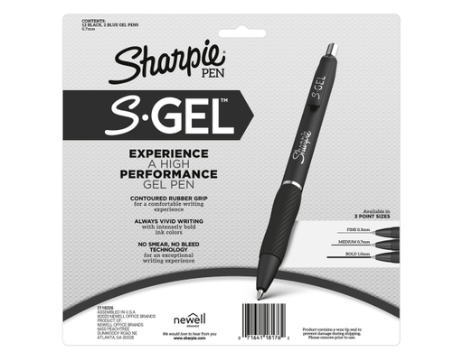 Sharpie S Gel Pens Variety Pack 14 ct