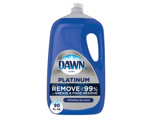Dawn Ultra Platinum Dishwashing Liquid Soap Refreshing Rain 90