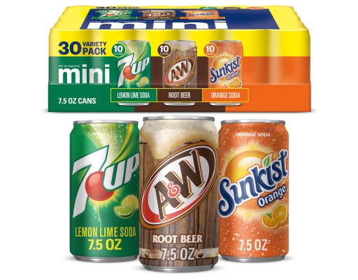 Keurig Mini Soda Cans Variety Pack 7.5 fl oz (30-pk)