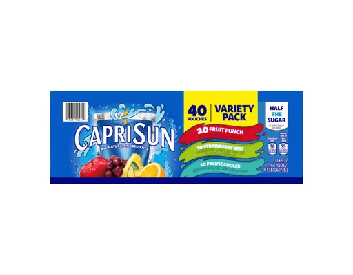 Capri Sun Juice Pouches Variety Pack 6 fl oz (40-pk)