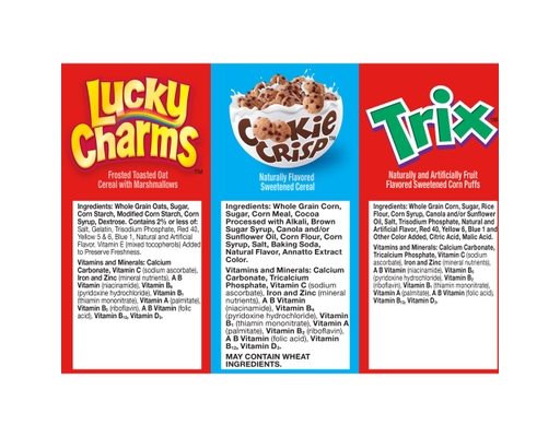 General Mills Cereal Variety Pack 3 ct
