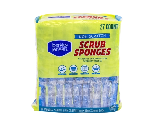Berkley Jensen Non-Scratch Scrub Sponges 27 ct